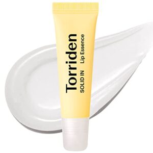 torriden solid in ceramide lip essence 0.37 oz, moisturizing lip essence for glowy, dewy, plumped, and radiant lip with organic jojoba seed oil, ceramides, and fuligo wax