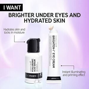 The INKEY List Brighten-I Eye Cream, Reduce Dark Circles and Boost Skin’s Radiance, Under-Eye Makeup Primer, 0.50 fl oz