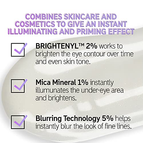 The INKEY List Brighten-I Eye Cream, Reduce Dark Circles and Boost Skin’s Radiance, Under-Eye Makeup Primer, 0.50 fl oz