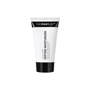 the inkey list peptide moisturizer, face moisturizer for dry skin, reduce appearance of fine line & wrinkles, hydrate skin, 1.69 fl oz