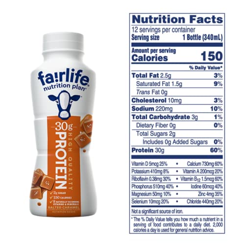 Fairlife High Protein Nutrition Plan Protein Shake Variety Sampler - 11.5 Fl Oz (8-Pack)