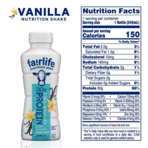 Fairlife High Protein Nutrition Plan Protein Shake Variety Sampler - 11.5 Fl Oz (8-Pack)