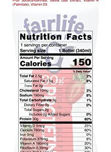 Fairlife Protein Shakes Variety Pack | Nutrition Plan | High Protein | Sampler | Fairlife Chocolate, Vanilla, Strawberry Flavor Variety | 12 Pack - Resealable 11.5 oz Each Bottle | Niro Assortment