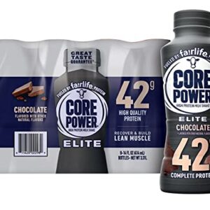 FAIRLIFE NUTRITION PLAN Core Power Elite 42g. Protein Shake, Chocolate (14 fl. oz., 8 pk.)