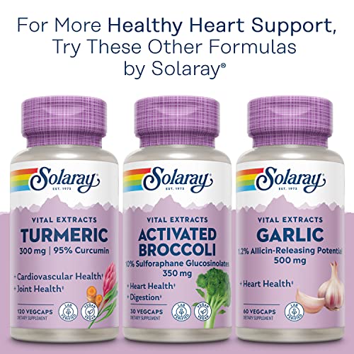 SOLARAY Red Yeast Rice, Healthy Heart & Cardiovascular Support, Non-Irradiated & Citrinin-Free, 60 Day Money-Back Guarantee, 120 Servings, 120 VegCaps