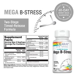 SOLARAY TwoStage Mega-B-Stress, 60 CT