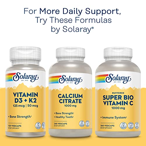 Solaray Magnesium Asporotate 400 mg, Chelated Magnesium Supplement for Bone Health, Muscle & Nerve Function Support