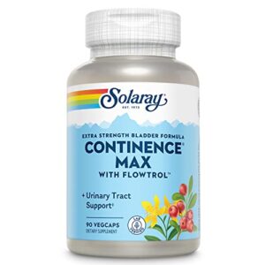 solaray continence max w/ flowtrol, veg cap (carton) | 90ct