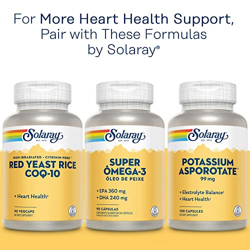 SOLARAY Garlic Bulb 600mg | Healthy Immune, Circulatory & Cardiovascular Systems Support | Vegan & Non-GMO | 100 VegCaps