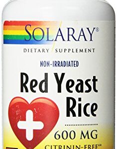 Solaray Red Yeast Rice Capsules, 600 mg, 90 Count