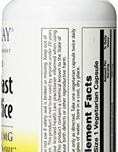 Solaray Red Yeast Rice Capsules, 600 mg, 90 Count