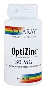 optizinc 30mg solaray 60 vegcaps