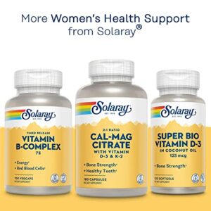 SOLARAY Vitex Chaste Berry Extract 225mg | Traditional Womens Health Support Supplement | Contains .5% Agnuside | Non-GMO | Vegan | 60 VegCaps