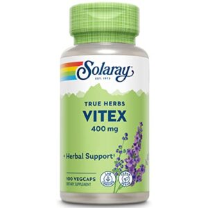 solaray vitex chasteberry 400mg,100 vegcaps