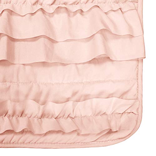 Lush Decor Lush Décor Belle Throw, 60 inch x 50 inch, Pink Blush, 60" X 50"