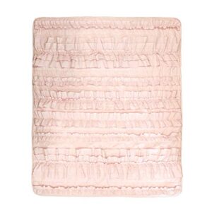 Lush Decor Lush Décor Belle Throw, 60 inch x 50 inch, Pink Blush, 60" X 50"