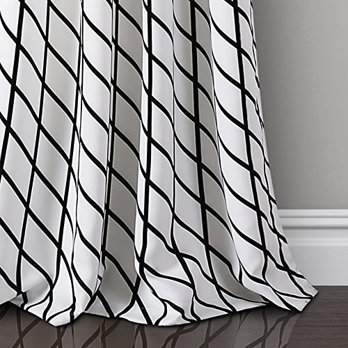 Lush Decor Feather Arrow Geo Room-Darkening Window Curtain Set (84" x 52")