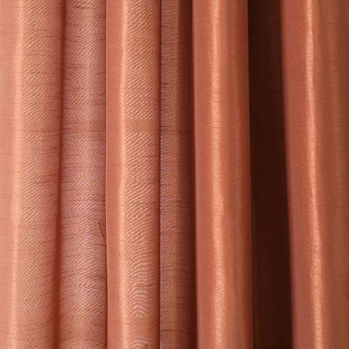 Lush Decor, 54 x 95, Brown/Rust White/Gray Prima Window Curtains Panel Set for Living, Dining Room, Bedroom (Pair), 54 x 84-inch, L