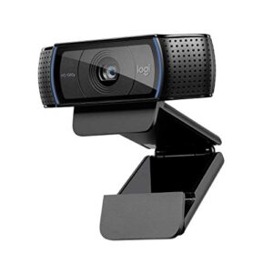 logitech hd pro webcam c920, 1080p widescreen video calling and recording-(renewed)