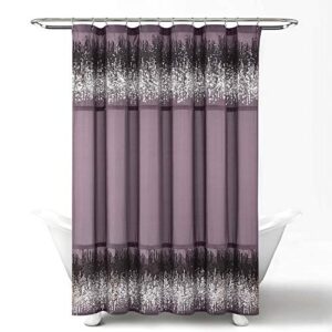 Lush Decor Shimmer Sequins Shower Curtain 72" x 70"