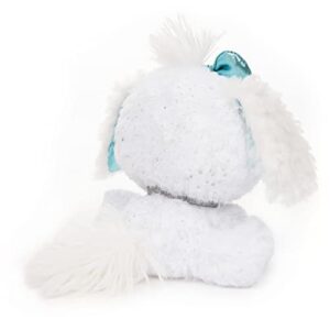 GUND P.Lushes Designer Fashion Pets Bianca Blings Premium Puppy Dog Stuffed Animal, White and Blue, 6”