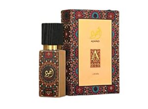 lattafa ajwad eau de parfum spray for unisex, 2.0 ounce