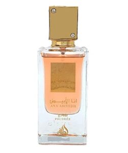 lattafa perfumes ana abiyedh poudree for unisex eau de parfum spray, 2 ounce