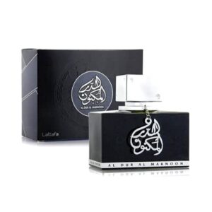 al dur al maknoon silver 100 ml edp by lattafa perfumes spray fruity smoky