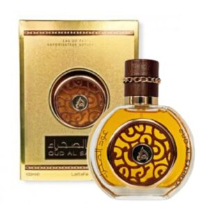 lattafa perfumes oud al sahraa unisex (for men and women) edp – 100ml (3.4 oz) i amber fragrance for women and men i scent is smoky- spicy i beautiful bottle i great gift for anyone i