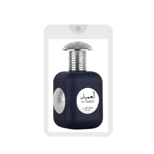 Lattafa Perfumes Al Ameed Tester Unisex EDP - Eau De Parfum 20ml | Bergamot, Orange, Jasmine, Orange Blossom, Sandalwood, Patchouli, Musk