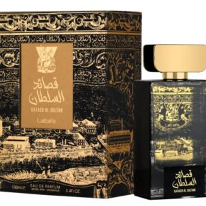 Qasaed Al Sultan EDP - Eau de Parfum Unisex 100ml(3.4 oz) | Bergamot, Berries, Apple, Black Birch, Fresh Wood, Jasmine, Patchouli, Roses, Floral And Woody Shades, Gray Amber, Vanilla, Oak Moss And Rich Musk.| by Lattafa Perfumes