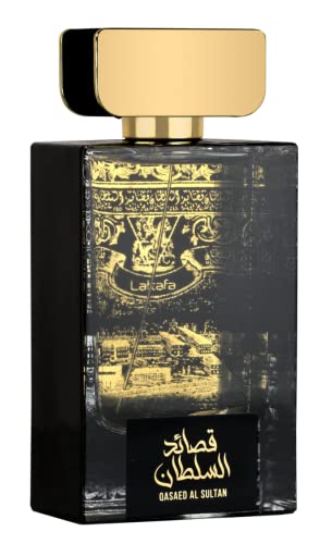 Qasaed Al Sultan EDP - Eau de Parfum Unisex 100ml(3.4 oz) | Bergamot, Berries, Apple, Black Birch, Fresh Wood, Jasmine, Patchouli, Roses, Floral And Woody Shades, Gray Amber, Vanilla, Oak Moss And Rich Musk.| by Lattafa Perfumes