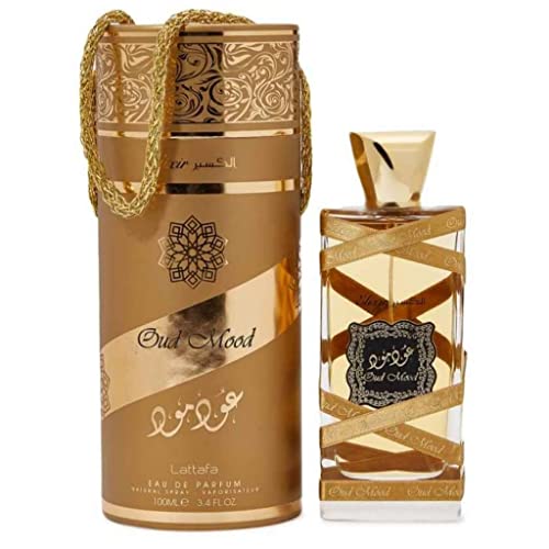 Lattafa Perfumes Fakhar Men, Maahir & Oud Mood Elixir EDP-100ml(3.4 oz) with Magnetic Gift Box Perfect for Gifting