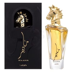 Lattafa Perfumes Fakhar Men, Maahir & Oud Mood Elixir EDP-100ml(3.4 oz) with Magnetic Gift Box Perfect for Gifting