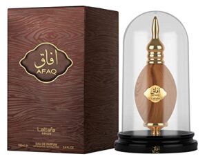 afaq by lattafa pride edp – eau de parfum 100ml(3.4 oz) | pear, cassis, tuberose, jasmine, cashmeran, sandalwood | by lattafa perfumes