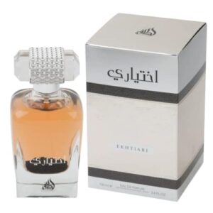 Ekhtiari for Women EDP - 100ML (3.4 oz) I Versatile floral-powdery composition I With notes: Bergamot, Peach, & Gardenia I Classic and Mysterious Womens scent I by LATTAFA PERFUMES