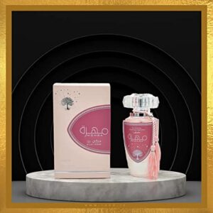 lattafa mohra silky rose edp perfume 100 ml