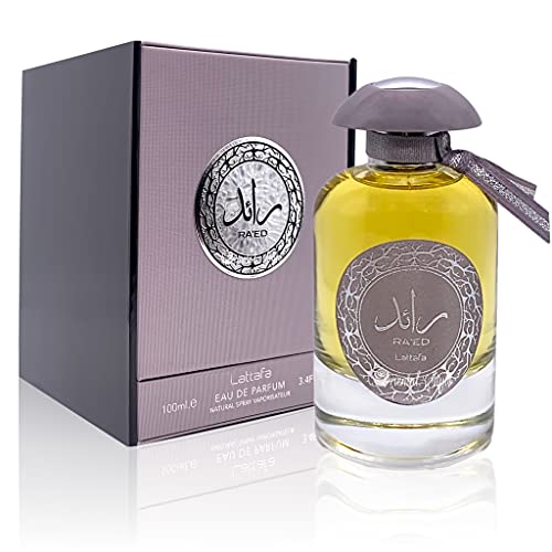 Lattafa Ra'ed Silver for Unisex Eau de Parfum Spray, 3.4 Ounce