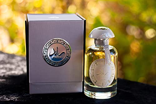 Lattafa Ra'ed Silver for Unisex Eau de Parfum Spray, 3.4 Ounce