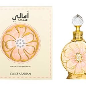 Swiss Arabian Amaali - Luxury Products From Dubai - Long Lasting And Addictive Personal Perfume Oil Fragrance - A Seductive, Signature Aroma - The Luxurious Scent Of Arabia - 0.5 Oz