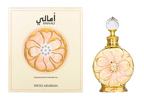 Swiss Arabian Amaali - Luxury Products From Dubai - Long Lasting And Addictive Personal Perfume Oil Fragrance - A Seductive, Signature Aroma - The Luxurious Scent Of Arabia - 0.5 Oz