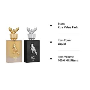 Lattafa Perfumes Shaheen Value Pack - Shaheen Gold & Silver By Lattafa Pride EDP - 100ml(3.4 oz)