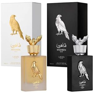 Lattafa Perfumes Shaheen Value Pack - Shaheen Gold & Silver By Lattafa Pride EDP - 100ml(3.4 oz)