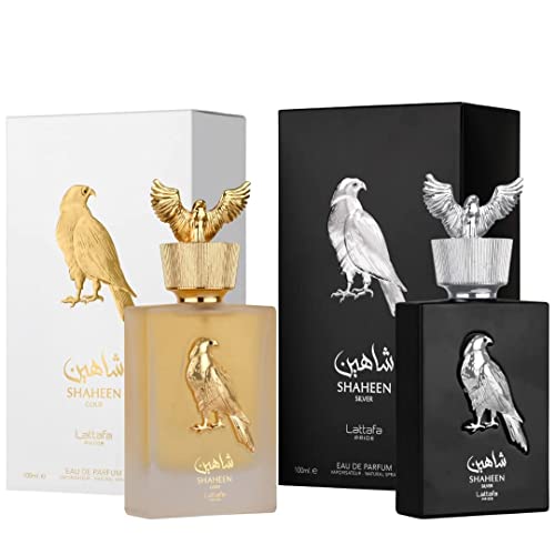 Lattafa Perfumes Shaheen Value Pack - Shaheen Gold & Silver By Lattafa Pride EDP - 100ml(3.4 oz)