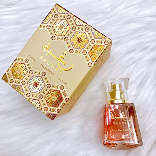 Lattafa Perfumes Raghba EDP (Eau De Parfum) I Middle Eastern baked sweets in a spice market scent I Warm, cozy, and smoky Vanilla add a sweet, elegance I Long - lasting and Great Silliage I