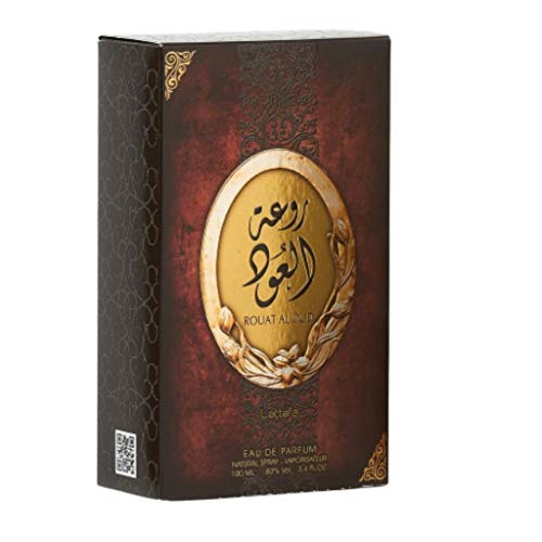 Rouat Al Oud EDP - Eau De Parfum 100ML (3.4oz) | Enchanting & Bold | Unique Blend of Notes Includes Cardamom, Tamarind, Oud, Vetiver, & Bergamot | Everyday Essential | by Lattafa