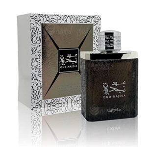 Lattafa Oud Najdia for Unisex Eau de Parfum Spray, 3.4 Ounce