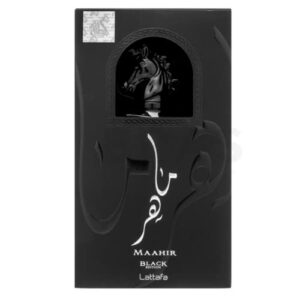 Lattafa Perfumes Maahir Black Edition Eau de Parfum - EDP 100ML(3.4 oz) I Bold and Rich Oud Fragrance I Sandalwood, Musk and Vanilla Notes I Signature Arabian Perfumery I