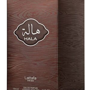 Hala By Lattafa Pride Edp - Eau De Parfum 100ml(3.4 Oz) | Nutmeg, Pepper, Cedarwood, Amber, Incesne, Labdanum | By Lattafa Perfumes