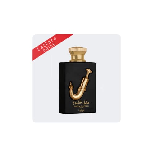 Ishq Al Shuyukh Gold Tester EDP - Eau De Parfum Unisex 20ml | Caramel, Saffron, Tonka Bean, Suede Leather, Pineapple, Cedarwood | by Lattafa Perfumes